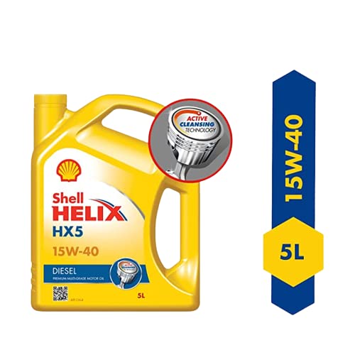 S K MOTORS Shell Helix HX5 15W-40 API CH4 Premium Mineral Engine Oil ...