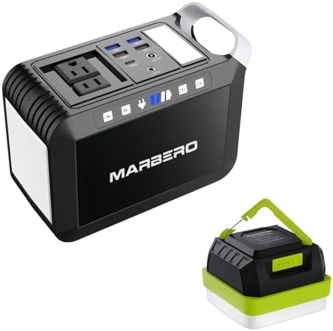 Amazon.com: MARBERO Portable Power Bank 40000mAh with Camping Lantern ...