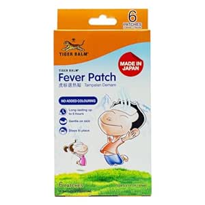 Tiger Balm Fever Patch | Cooling Relief for Fever & Discomfort | Long ...