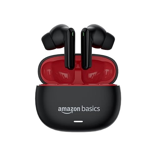amazon basics True Wireless in-Ear Earbuds with Mic, Low-Latency Gaming ...