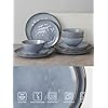 Amazon.com | Famiware Dinnerware Sets for 4, Ocean Round 12-Piece ...