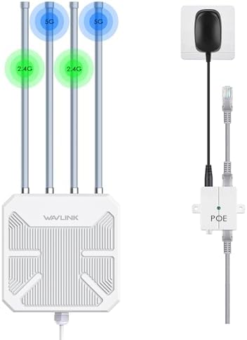 Amazon.com: WAVLINK N300 Wireless Outdoor Access Point with PoE Powered ...