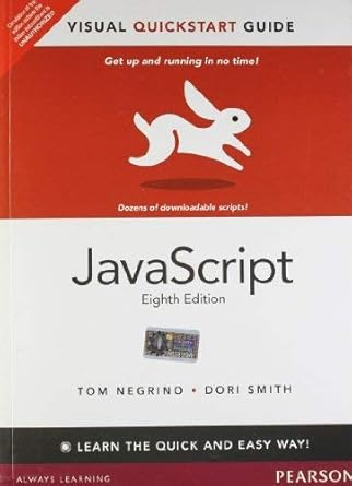 Javascript: VIsual Quickstart Guide: Negrino: 9788131792193: Amazon.com ...