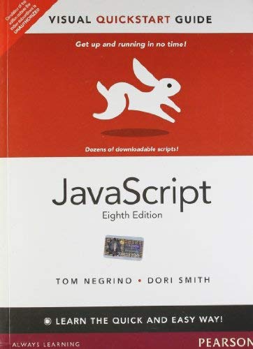 Javascript: VIsual Quickstart Guide: Negrino: 9788131792193: Amazon.com: Books