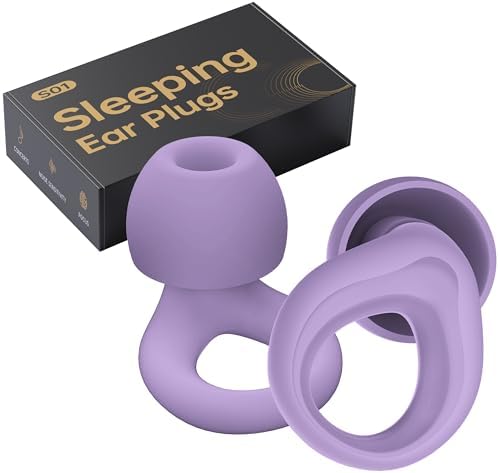 Amazon.com: Ear Plugs for Sleeping Noise Cancelling, Reusable Silicone ...