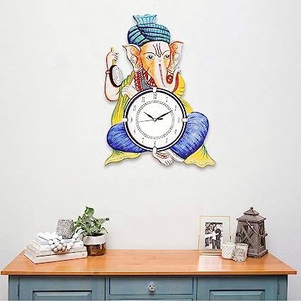 Buy Shree Ram Wall Clock for Living Room, Bedroom, Office, Kitchen ...