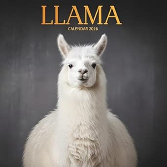 Amazon.com: Llama Calendar 2026: Cute, Fluffy & Colorful Llamas for a ...