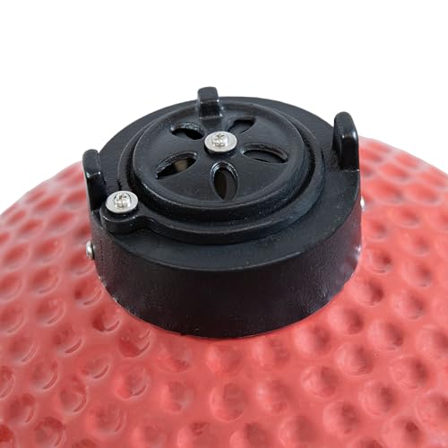 Sunnydaze 13” Kamado Portable Charcoal Grill with Smoker - Outdoor ...