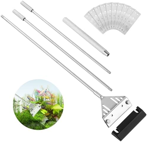 Amazon.com : PONDON Versatile 35'' Aquarium Algae Scraper - Stainless ...