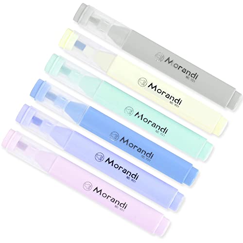 Snapklik.com : Morandi Transparent 6 Colors Markers Pen Set For ...