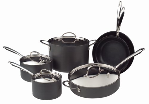 Buy Philippe Richard 10 Piece Nonstick Hard Anodized Cookware Set ...