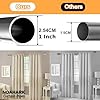 NOAHARK Stainless Steel Curtain Rod | Steel Curtain Pipe for Door and ...