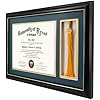 Amazon.com - GraduationMall 11x17 Black Wood Diploma Frame with Tassel ...