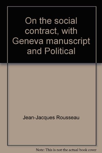 Amazon.com: On the Social Contract, With Geneva Manuscript and ...