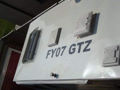 Caravan Roof Sticker, Caravan ID Security Roof Adhesive Sticker ...
