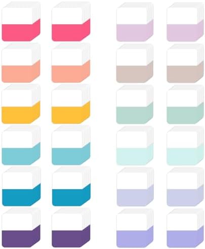 Amazon.com : Dimeho Colored Sticky Tabs, 240 Pcs 1 Inch Sticky Index ...