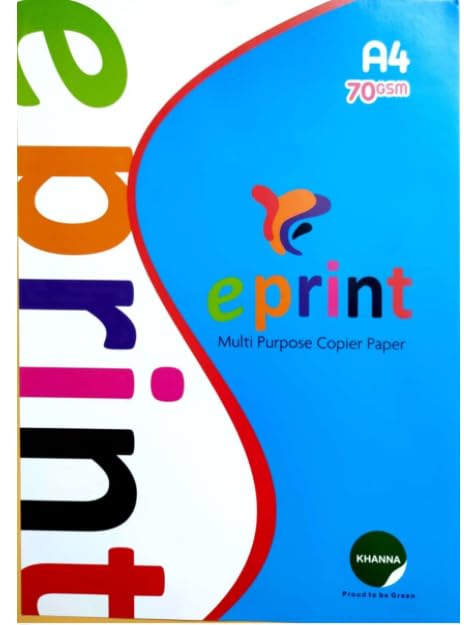 Khanna Copier Paper EPrint A4 70Gsm Multipurpose Copier Printer Paper ...