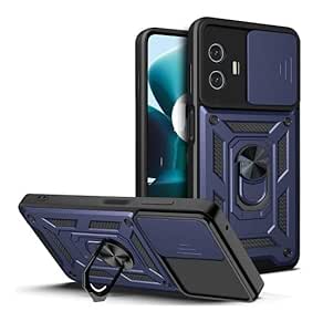 KrKis TPU+PC Back Cover Compatible to Motorola Moto G64 5G with Sliding ...