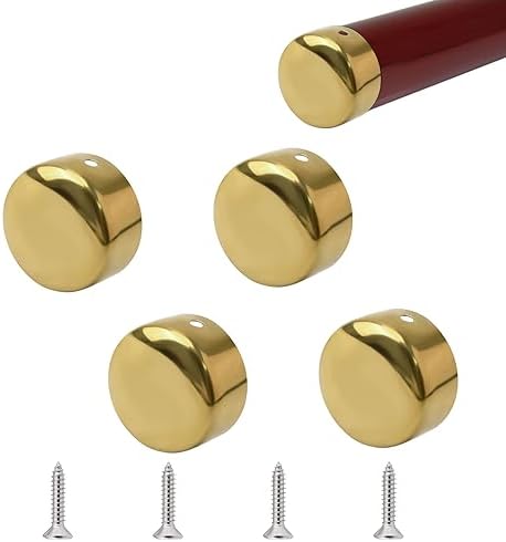 UFURMATE Handrail End Cap, 4PCS 45mm Inner Diameter 201 Stainless Steel ...