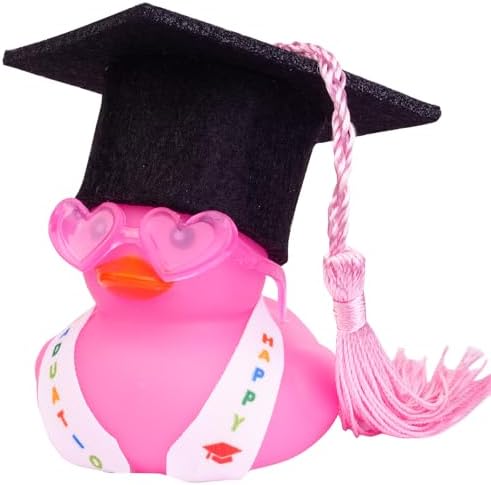 Amazon.com: MuMyer Graduation Rubber Duck Car Ornaments, Duck Car ...
