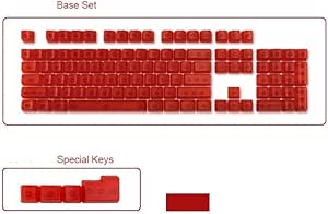 Amazon.com: 104 Keys Transparent ABS Keycaps Mechanical Keyboard OEM ...