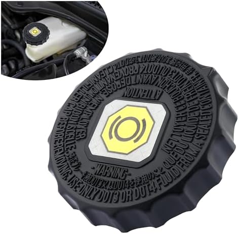 Amazon.com: Brake Master Cylinder Reservoir Cap, 2.59x2.59x0.43in Brake Fluid Cap Replacement ...