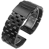 ・ブランド:Generic・製造元:LIUMINGZEA・モデル:LIUMINGZEA・製造元/メーカー部品番号:KCWFCMYYC-BLACK-PINS-24MM・【素材】この金属製交換用腕時計バンドは、ステンレススチールをカットして作ら...