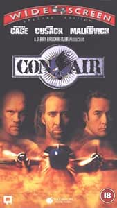Amazon.com: Con Air [VHS] : Nicolas Cage, John Cusack, John Malkovich ...