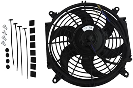 Amazon.com: HKAUTOPART 10 Inch 12V 90W Slim Fan 6 Blades Push Pull ...