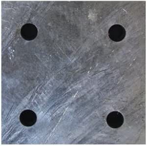 Guardian Fall Protection 10685 CB Galvanized Backer Plate, 6-Inch by 6 ...