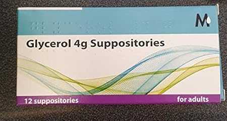 Glycerin (Glycerol) Suppositories 4g Adult – Pack of 12 – Gentle Relief ...