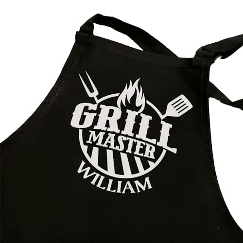 Amazon.com: Mens BBQ and Grilling Apron, Custom Fathers Day Grill ...