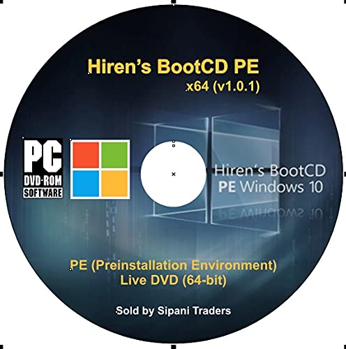 Hiren’s BootCD PE (Preinstallation Environment) x64 (v1.0.1) - Live DVD ...