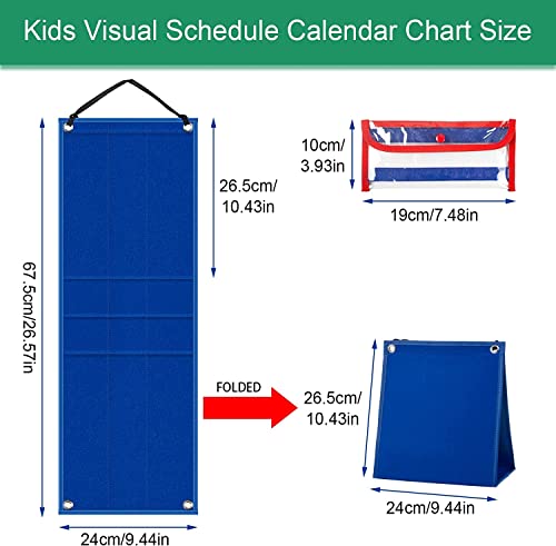 Visual Schedule for Kids Chore Chart, Morning Bedtime Routine Chart for ...