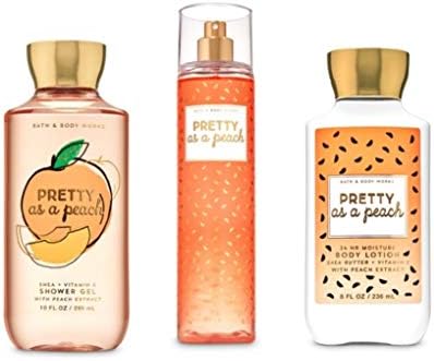 Amazon.com : Bath and Body Works - Pretty as a Peach - Daily Trio ...