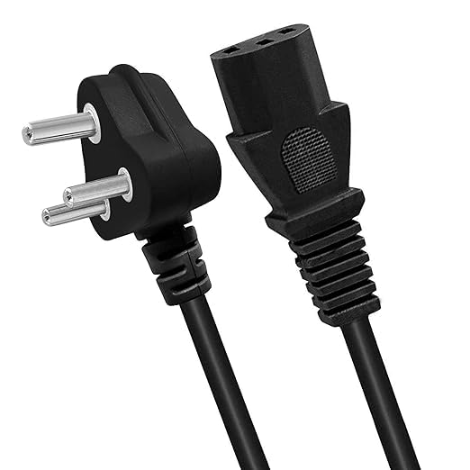 Buy SP Electron Power Cable - IEC 3 Pin India Plug for Desktop PC ...