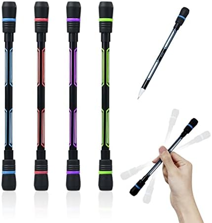 NINVVS 4 Piece of Spinning Pen, Finger Rotating Pen, Rotating Pen with ...