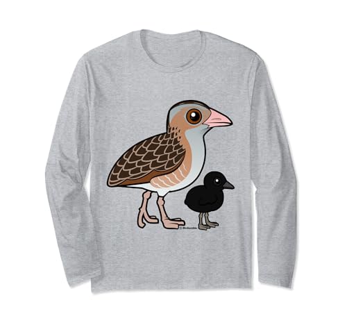 Cute Corn Crake by Birdorable