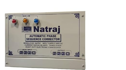 Natraj Automatic Phase Sequence Corrector for 3 Phase Conditioner (60A ...