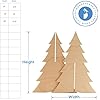 Amazon.com: 2-Piece Slotted Wooden Christmas Tree 12 inch, Pack of 1 ...