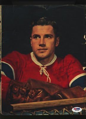 Jerry Mcneil Signed 8X10 Photo Canadiens PSA COA Auto - Autographed NHL ...