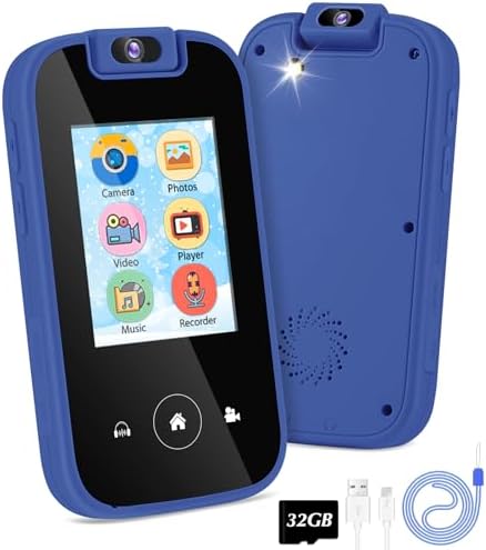 Amazon.com: MAVREC Kids Smart Phone for Boys 3 4 5 6 Year Old, 180 ...