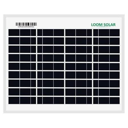 LOOM SOLAR Panel 50 WATT/12 V Mono PERC : Amazon.in: Garden & Outdoors