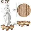 Amazon.com: HouseJoy 2Pcs Wood Risers for Display Decorative,Round ...