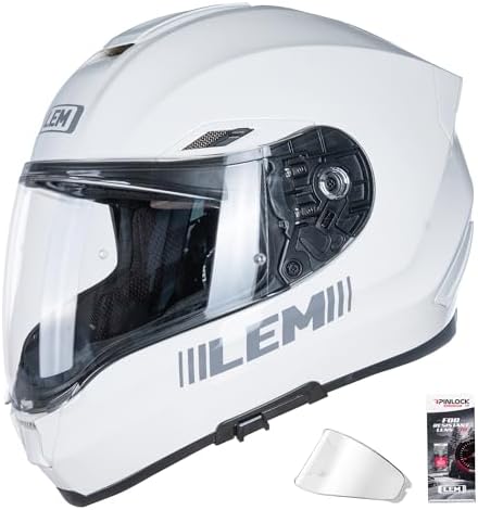 LEM Motorcycle Helmets for Men, Full Face Helmets DOT Certified ...