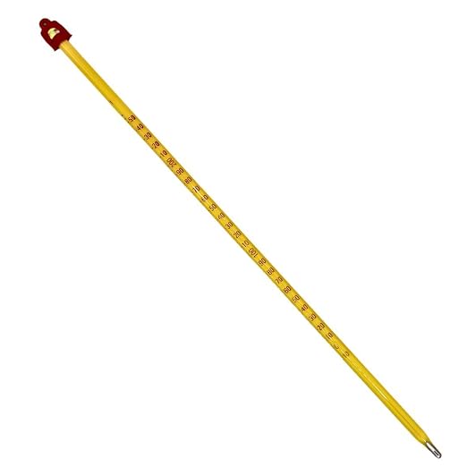 Laboratory Glass Alcohol Thermometer, -10° to 110°C Range, Red Liquid ...