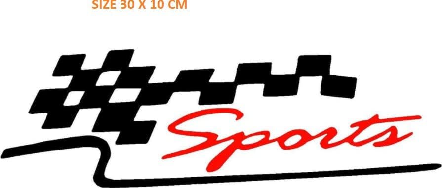 A966 Sports Flag Racing Car Racing Exterior Stickers & Decals Vinyl ...