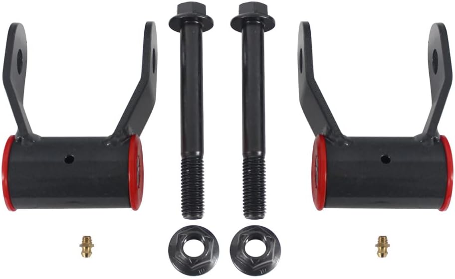 Amazon.com: BST BSSP 2" Rear Suspension Drop Lowering Kit Shackles w ...