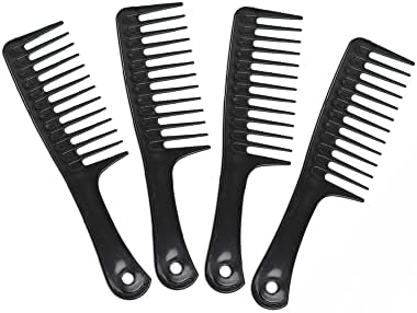 Amazon.com : 4 Pcs Hair Combs Wide Tooth Comb Disentangle Hair Comb ...