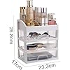 Amazon.com: Desktop 3 Drawer Organizer, Transparent Plastic Drawer ...